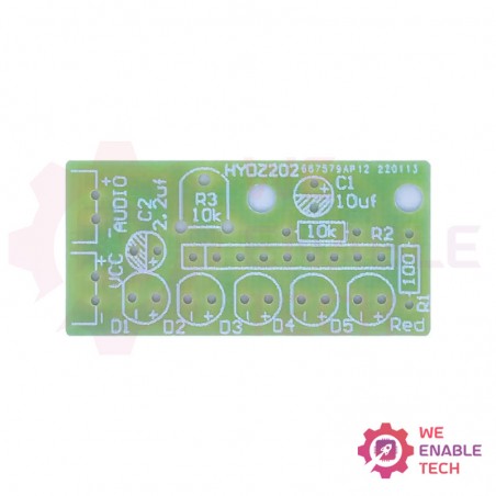 KA2284 5 LED Sound Level Display Audio VU meter DIY PCB kit