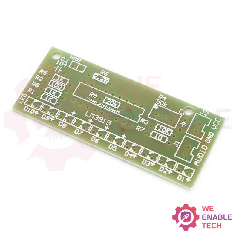 LM3915 10 LED Sound Level Display Audio VU Meter DIY PCB kit